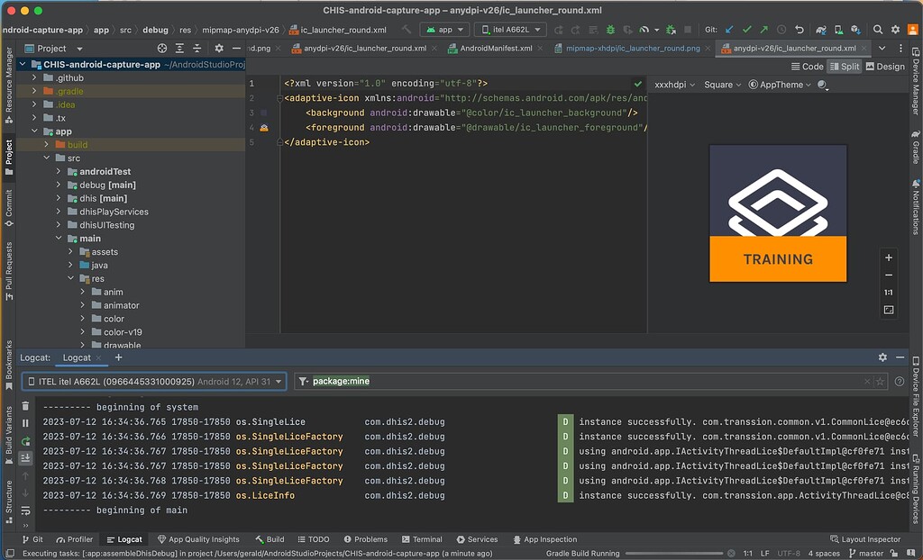 Change the logo of DHIS2 Capture app - SDK - Android Development ...